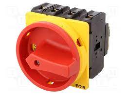 Conversion kit on main switch, handle red yellow, for T0-/E-/Z. V/EA/SVB-T0
